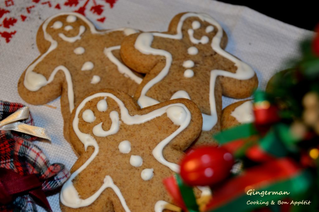 Gingerman ou Bonhomme en pain d'épices • Cooking & Bon appétit
