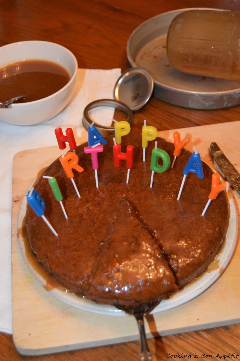 Gâteau datte et érable {Joyeux Blog-anniversaire} • Cooking & Bon appétit